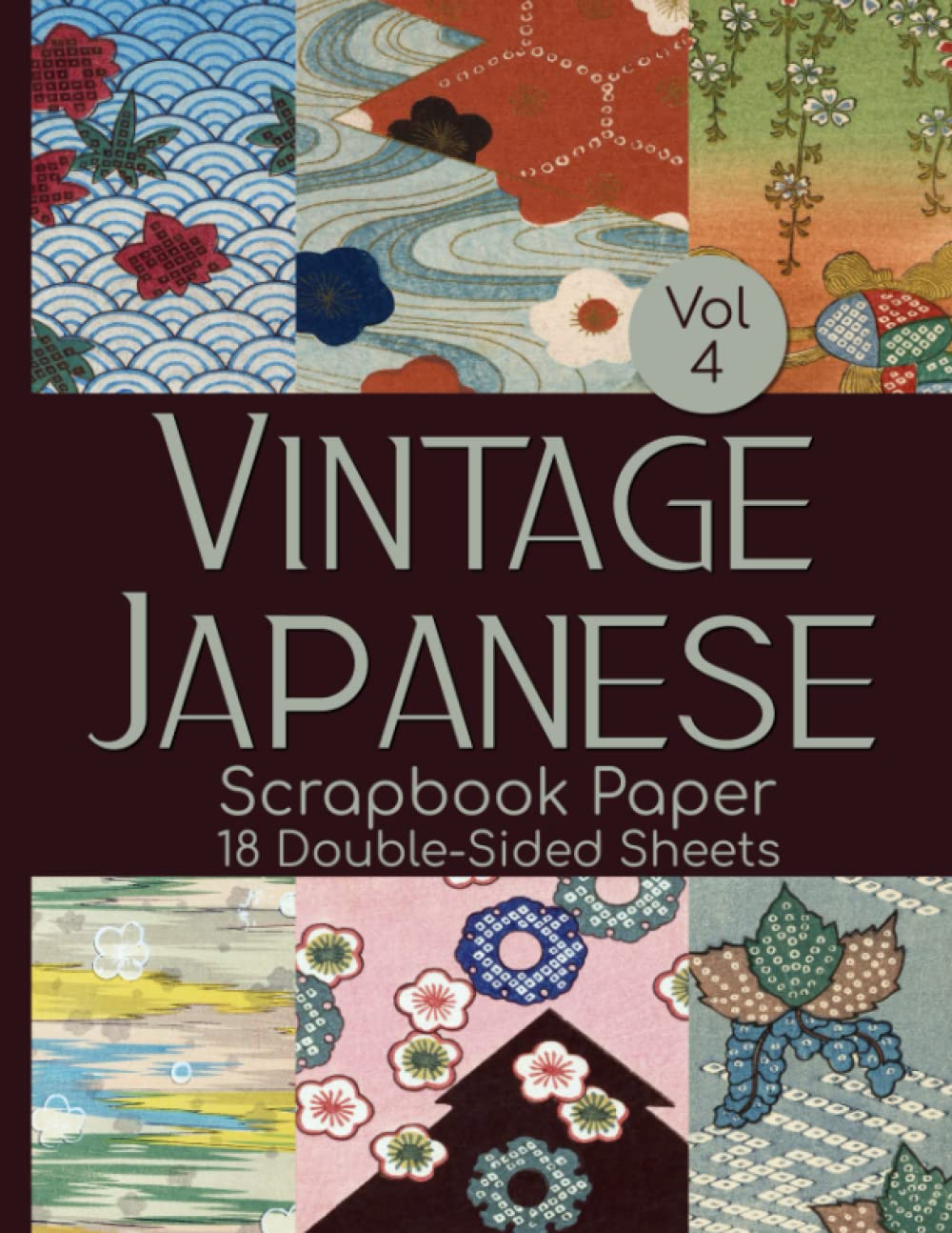 Vintage Japanese Scrapbook Paper Vol 4 - 18 Double-Sided Sheets ...