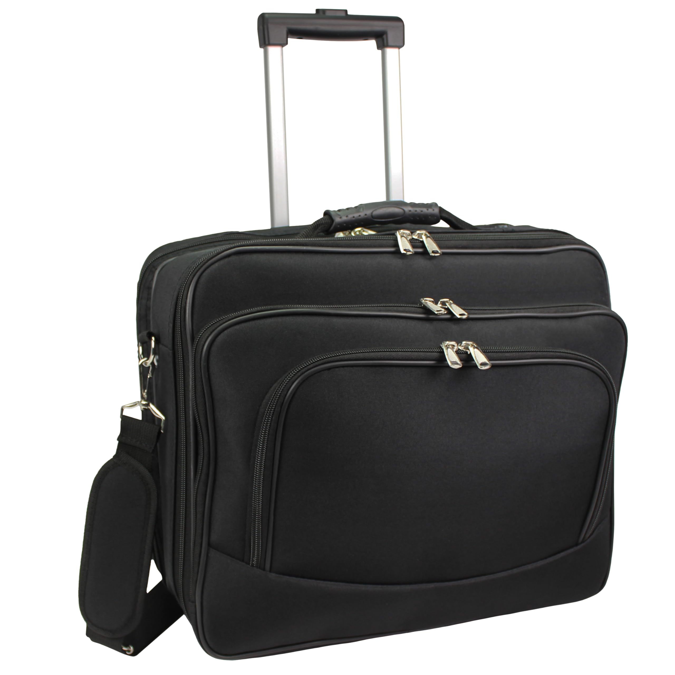 Amazon.com: World Traveler Rolling 17-Inch Laptop Briefcase Computer ...
