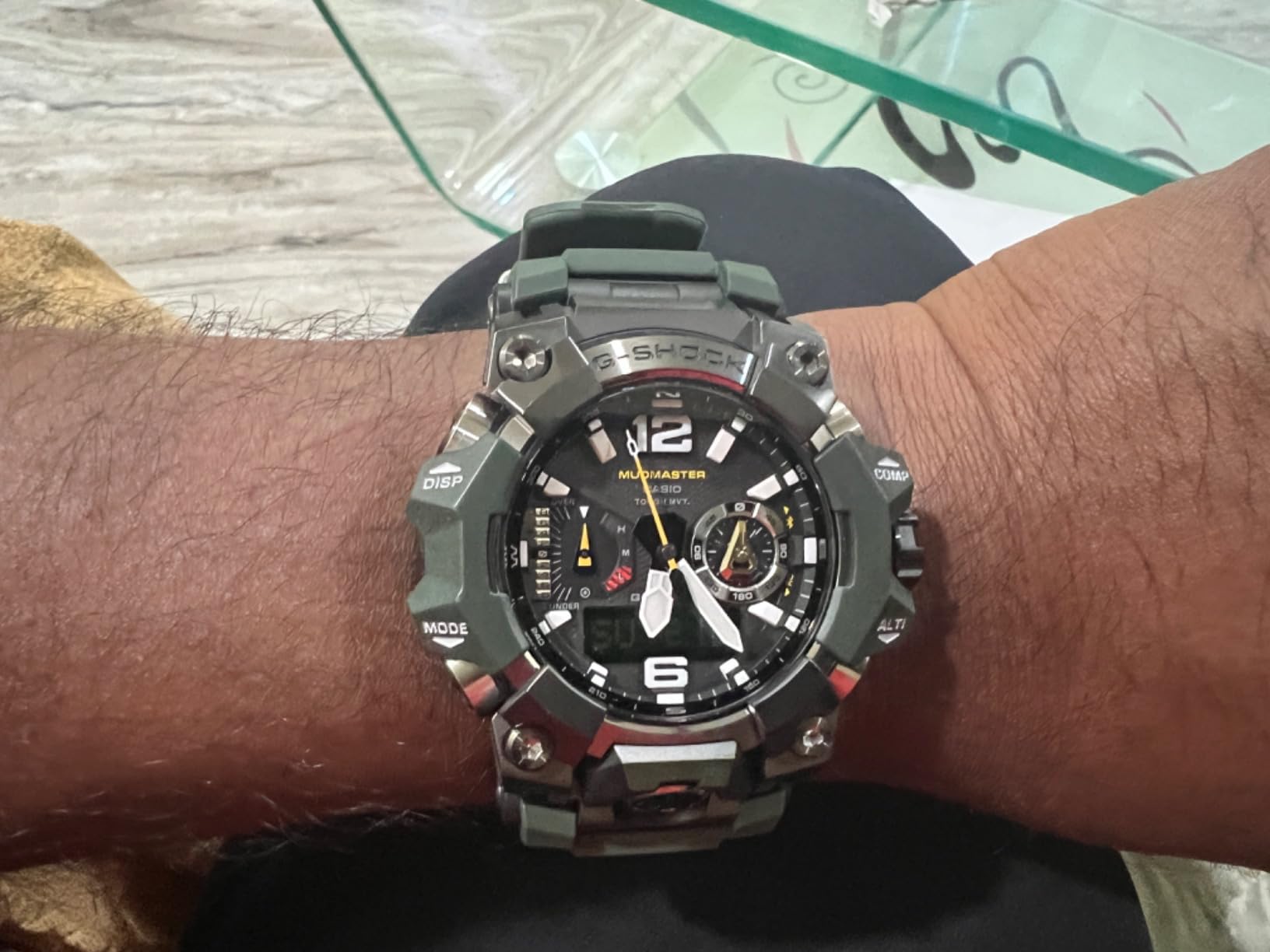 Casio Men Resin G-Shock Bluetooth Connect AnalogDigital Black Dial Gwg ...