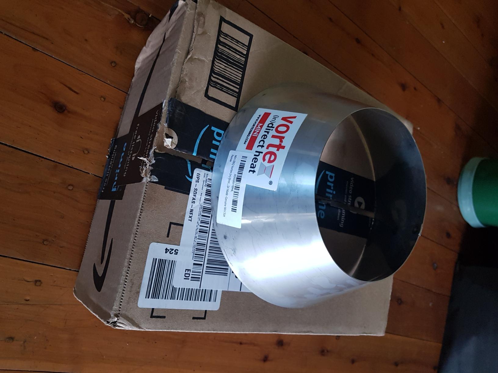 VORTEX (IN) DIRECT HEAT Mini BBQ Vortex (in) Direct Cooking Charcoal ...