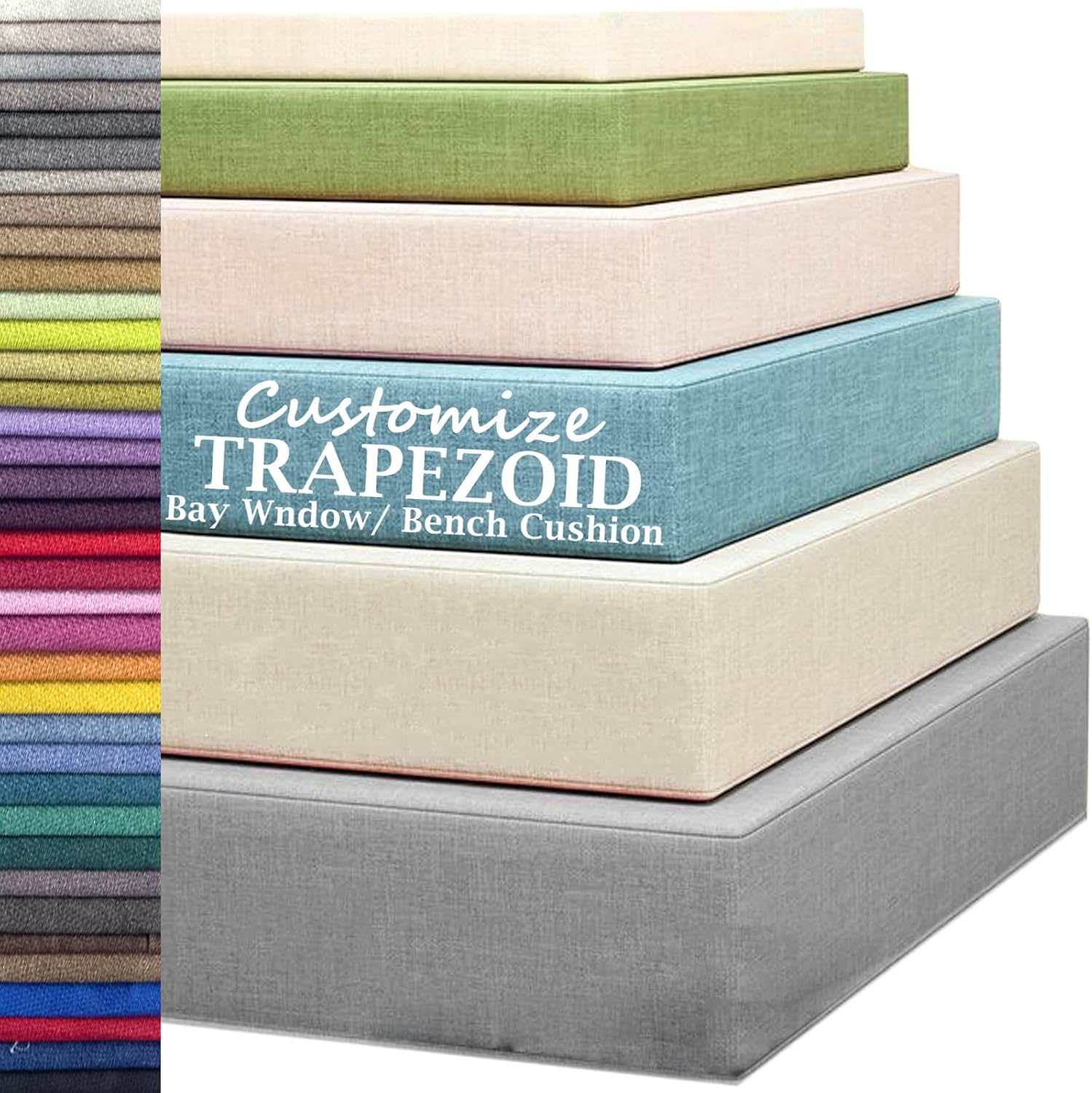 Trapezoid Window Seat Cushions