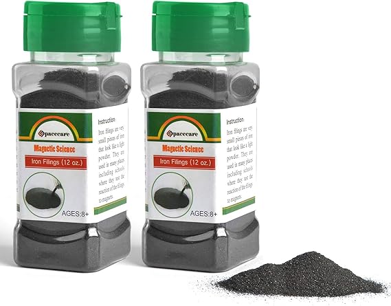 Amazon.com: SPACECARE Magnetic Iron Powder Filings for Magnet Education ...