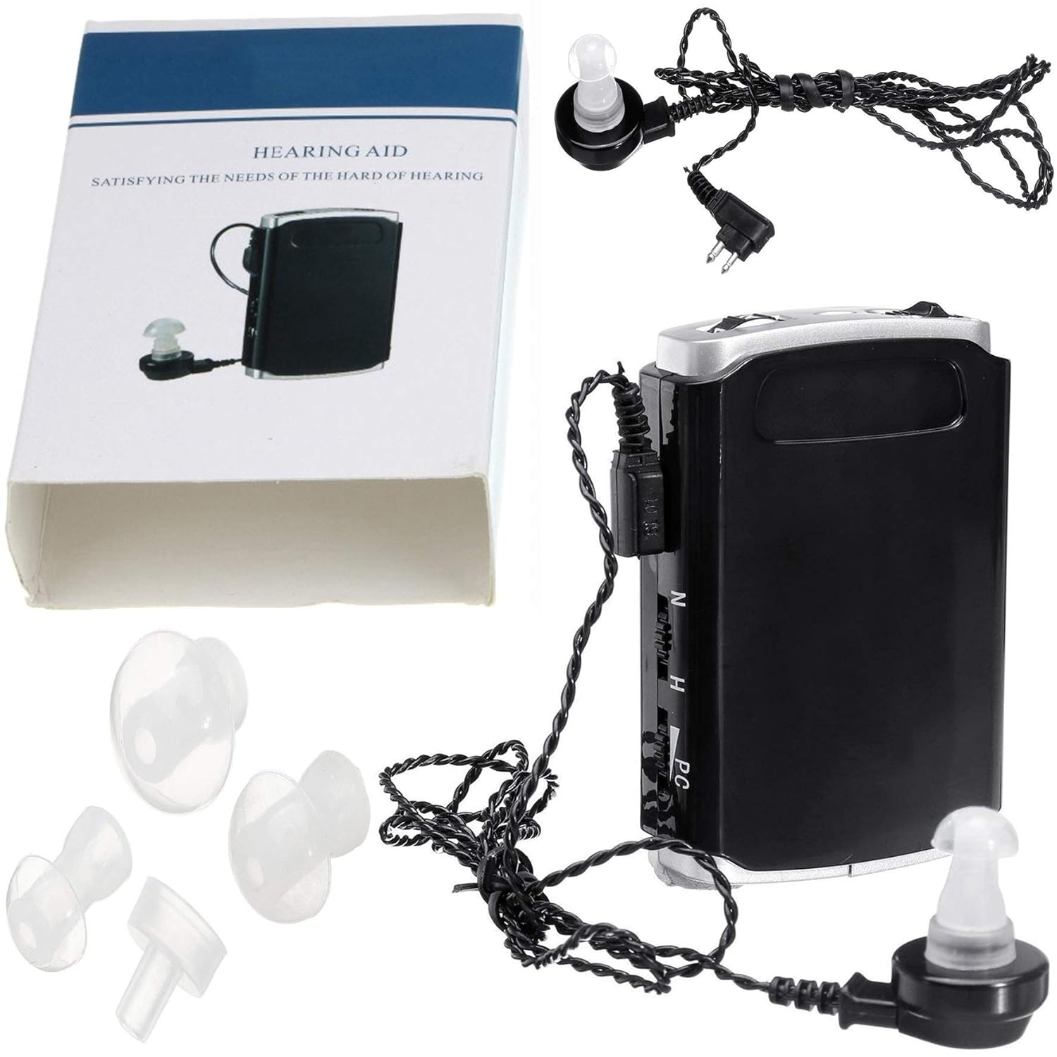 Frackkon Hearing Aid Bionic Ear Pocket Sound Amplifier hearing machine ...