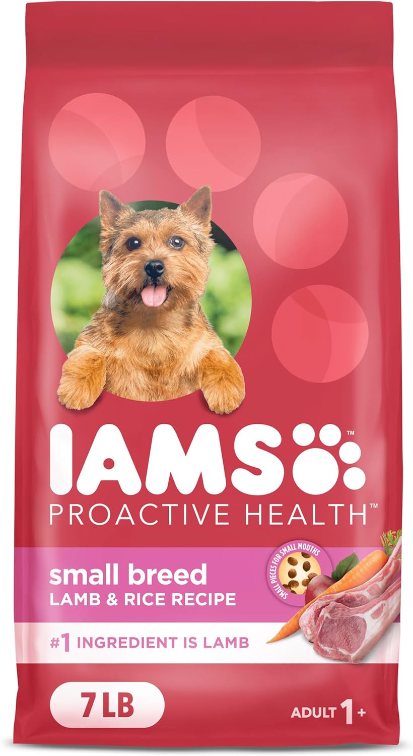 Amazon.com: IAMS Proactive Health Small Breed Dry Dog Food Lamb and ...