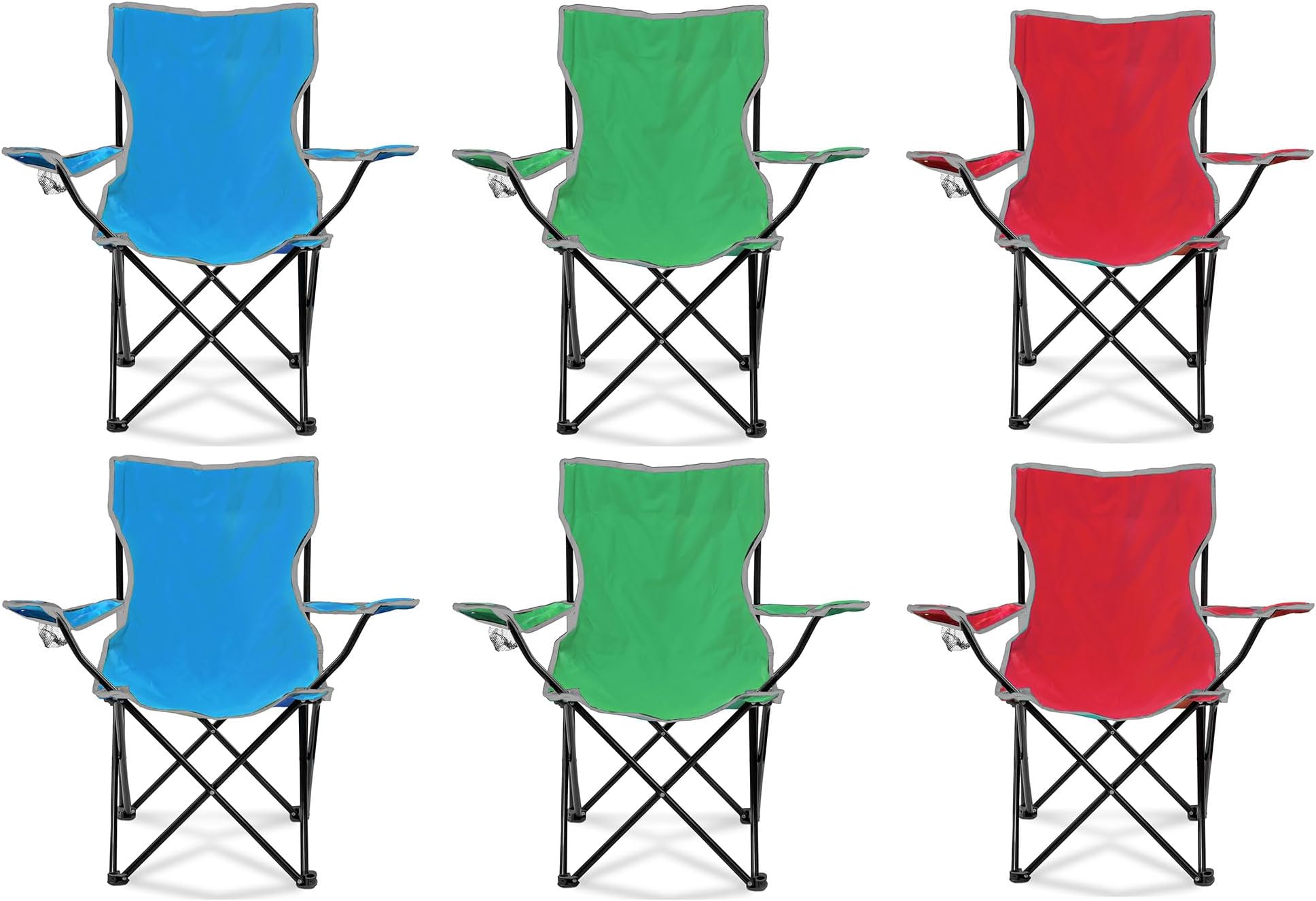 Amazon.com : Four Seasons Courtyard 6-Pack Lightweight Folding Lawn ...