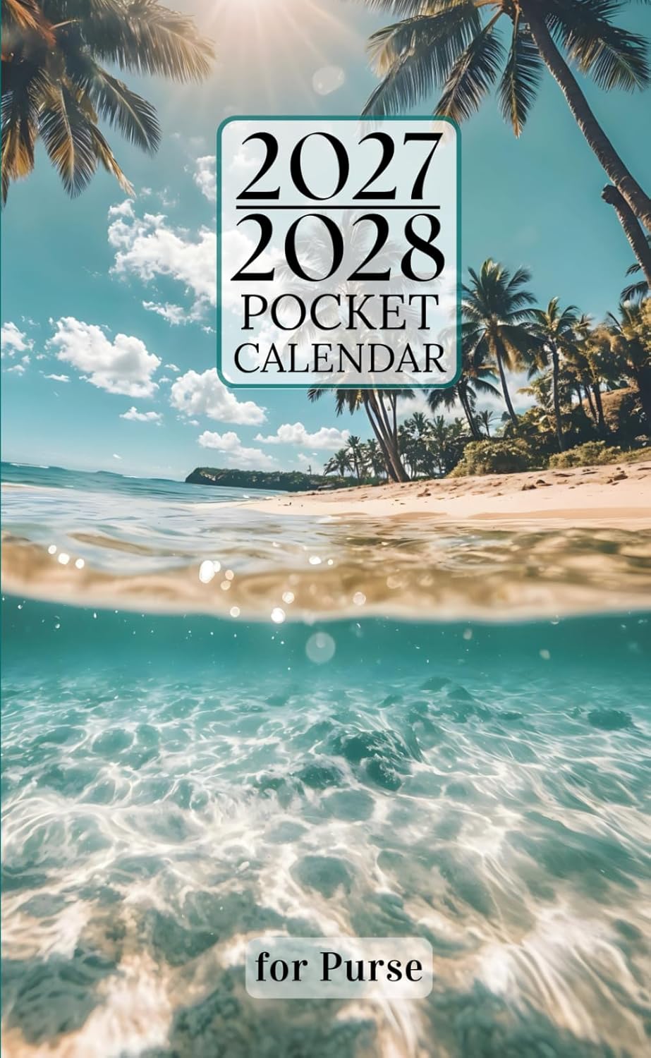 Amazon.com: Pocket Calendar 2027-2028 for Purse: Small 2-Year Monthly ...