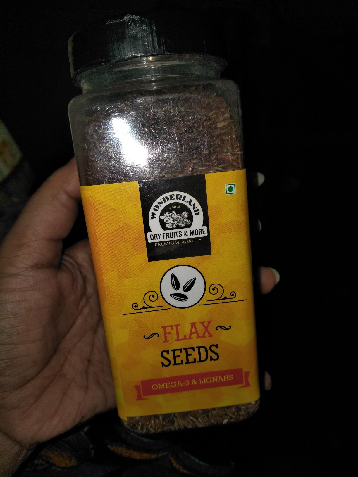 Wonderland Foods Roasted Flax Seeds 200g Pack of 1 Jar I Alsi Seeds for ...