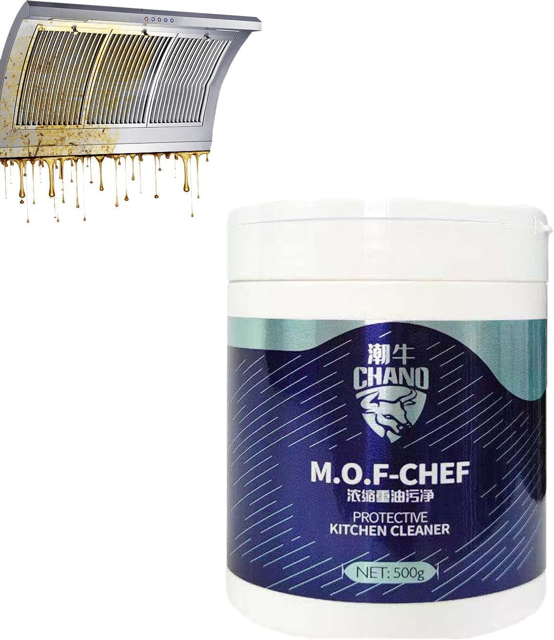 Amazon.com: VOKSODHCK M.O.F-CHEF Protective Kitchen Cleaner, Heavy ...