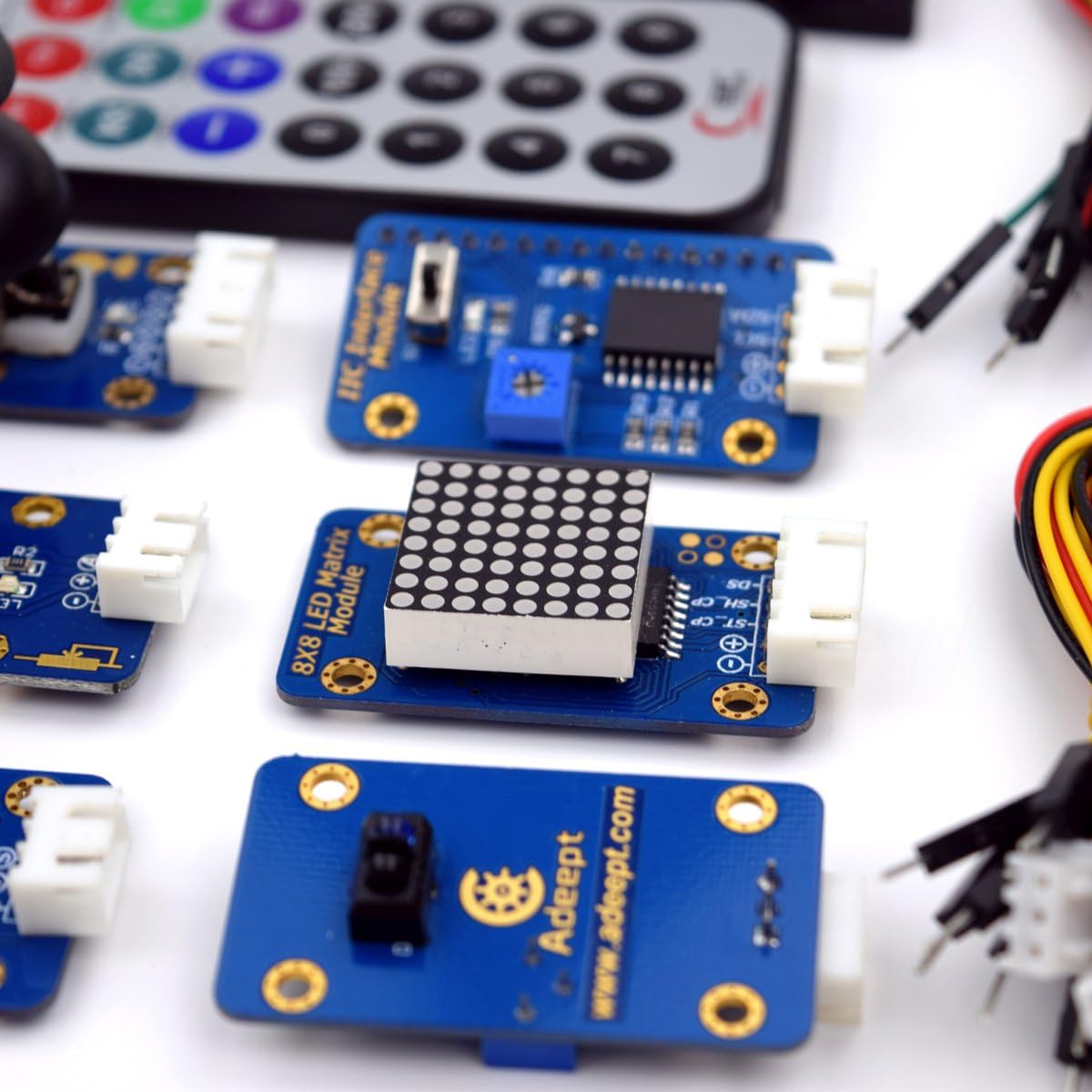 Adeept 42módulos Ultimate Sensor Kit Para Arduino Uno R3mega2560nano Starter Kit Sensor Para