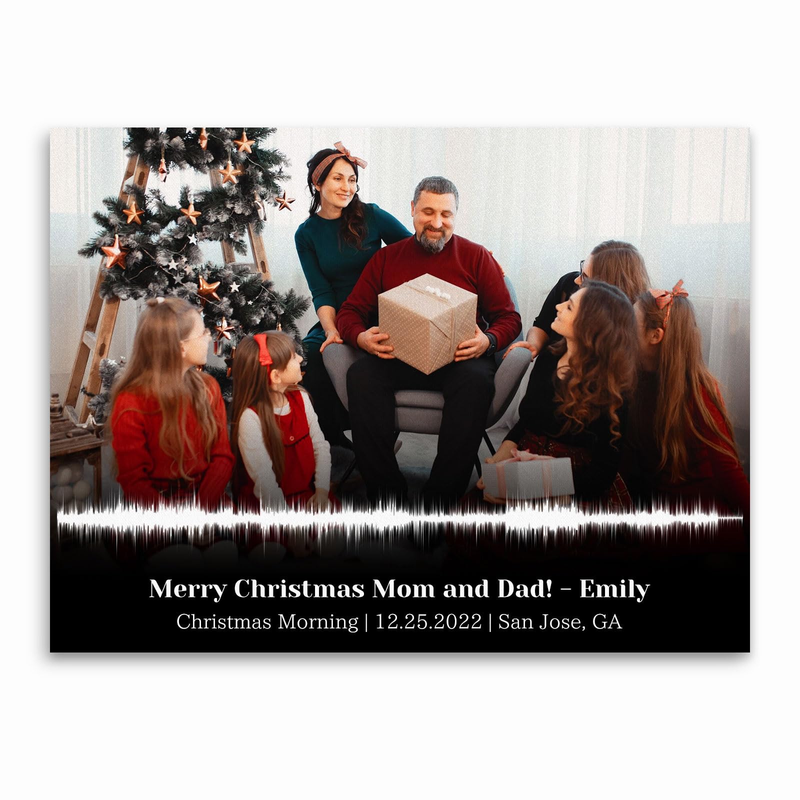 Amazon.com: RAREVAY Personalized Soundwave Art, Sound Wave Prints ...