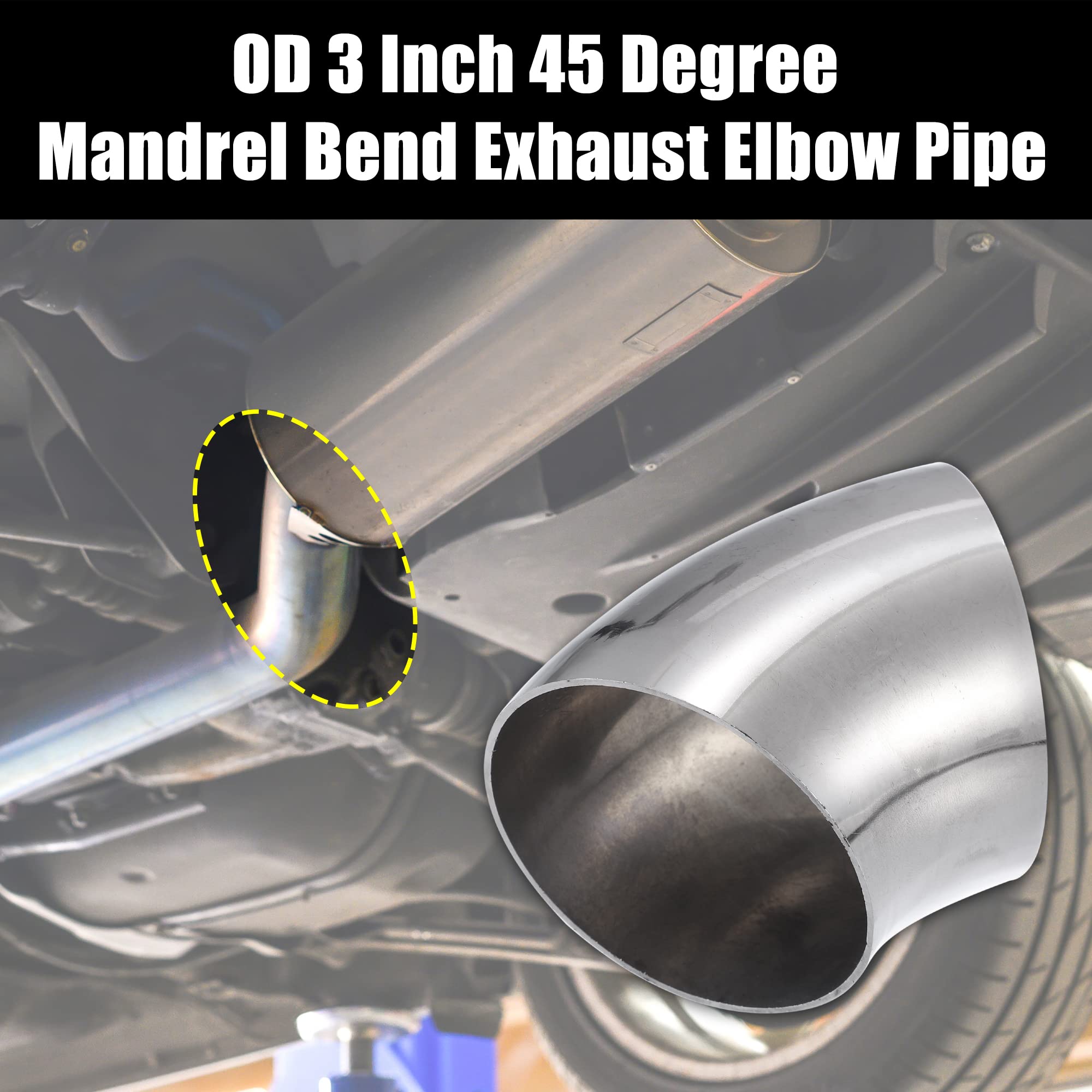 Stainless Steel Elbows 304 Stainless Steel 45 Degree Mandrel Bend Elbow ...