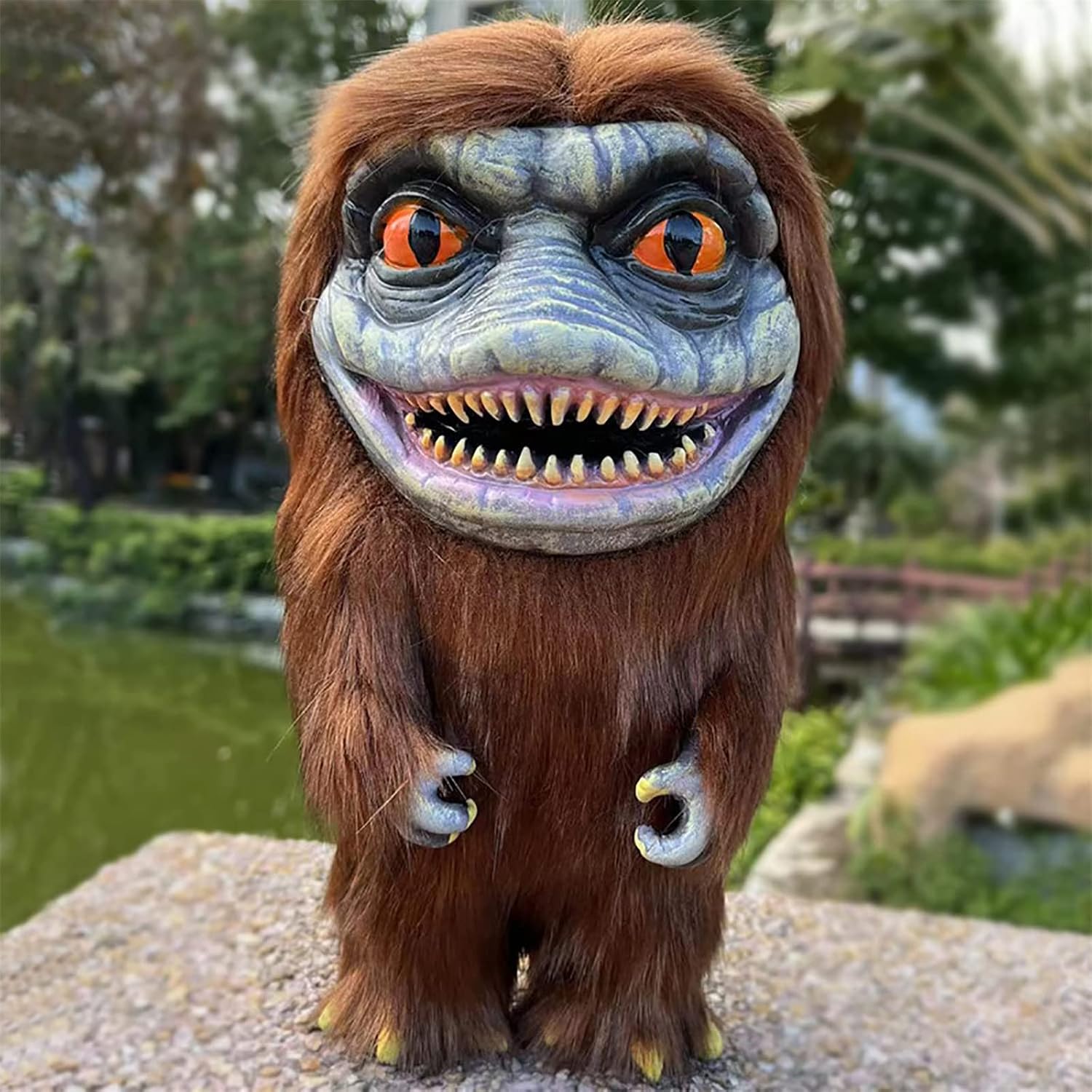 Amazon.com: Needenr Prop Doll, Poseable Monster Doll Halloween Critters ...