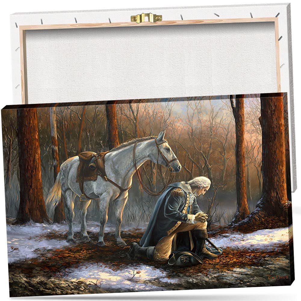 George Washington Praying Wallpaper George Washington Praying Stock