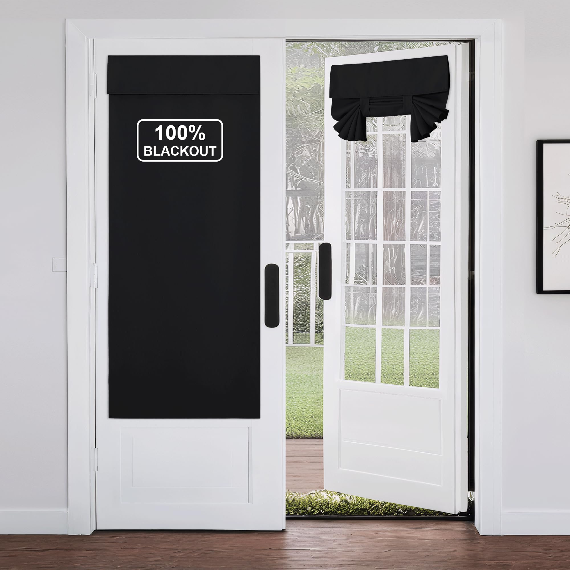 Amazon.com: NICETOWN Small Door Window Curtains for Front Back Door ...