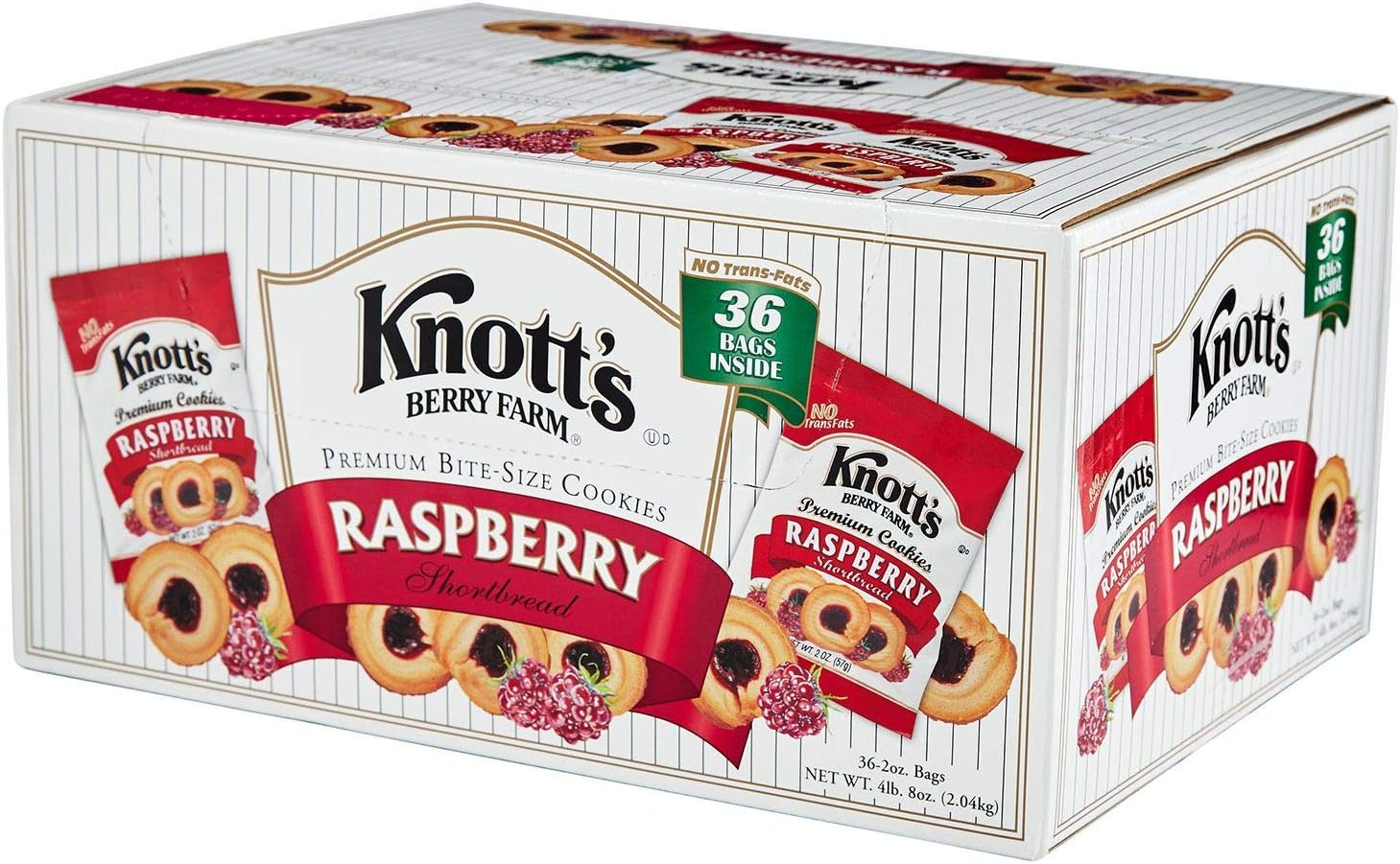Amazon.com: Knotts Berry Farm Strawberry Shortbread Cookies 24/2 Oz ...