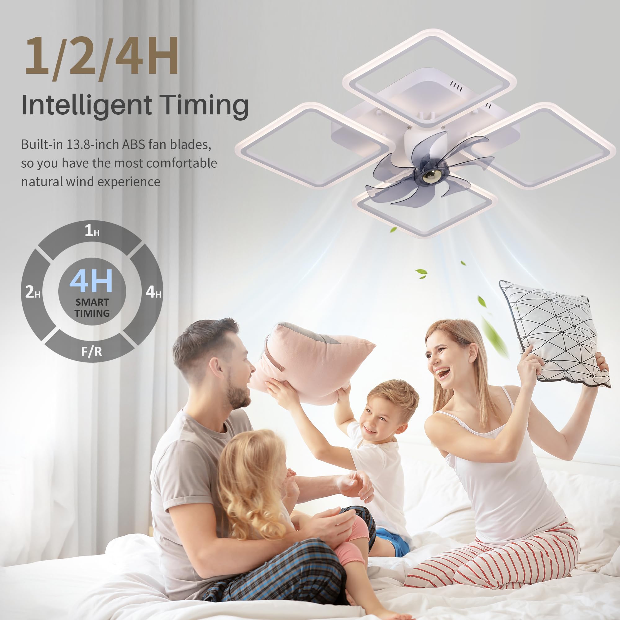 Flush Ceiling Mount Oscillating Fan Fans Ceiling, Floor & Table Fans