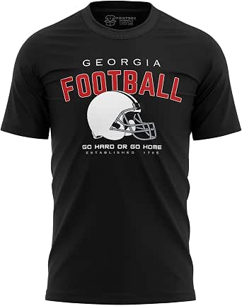 Amazon.com: Georgia Football T-Shirts for Men, Go Hard or Go Home ...