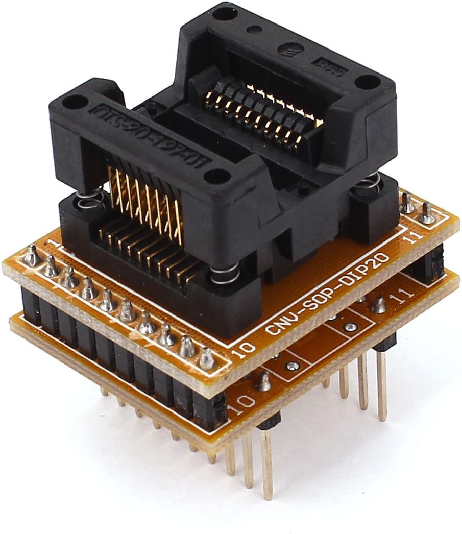 Amazon.com: Aexit Dual Row Sockets 20 Pin DIP to SOP Programming SOIC ...