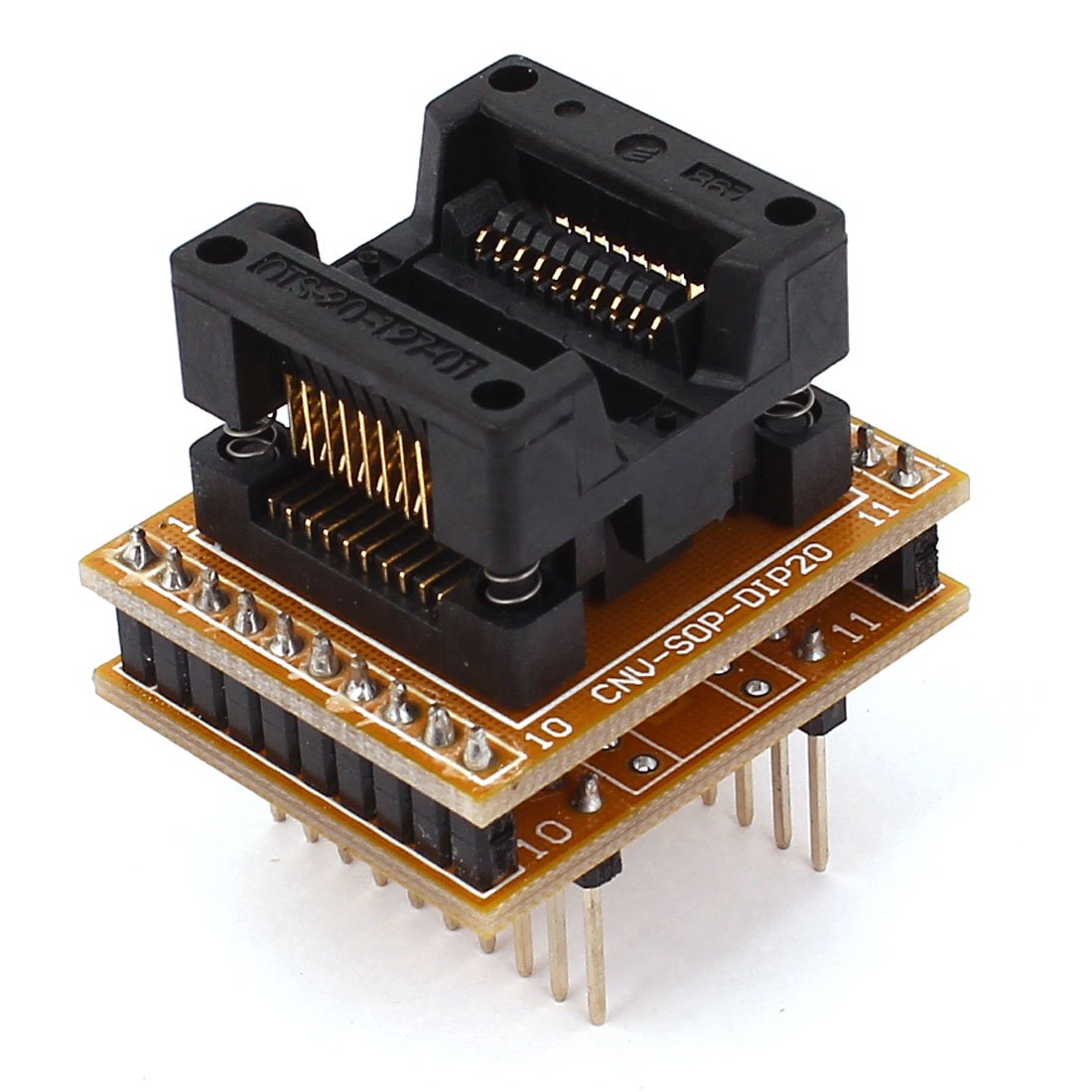 Dual Row 20 Pin DIP to SOP Programming Socket Adapter : Amazon.in ...
