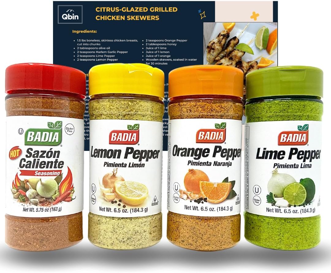Amazon.com : Gourmet Seasoning Set: Includes 6.5 Oz Lemon Pepper, Lime ...