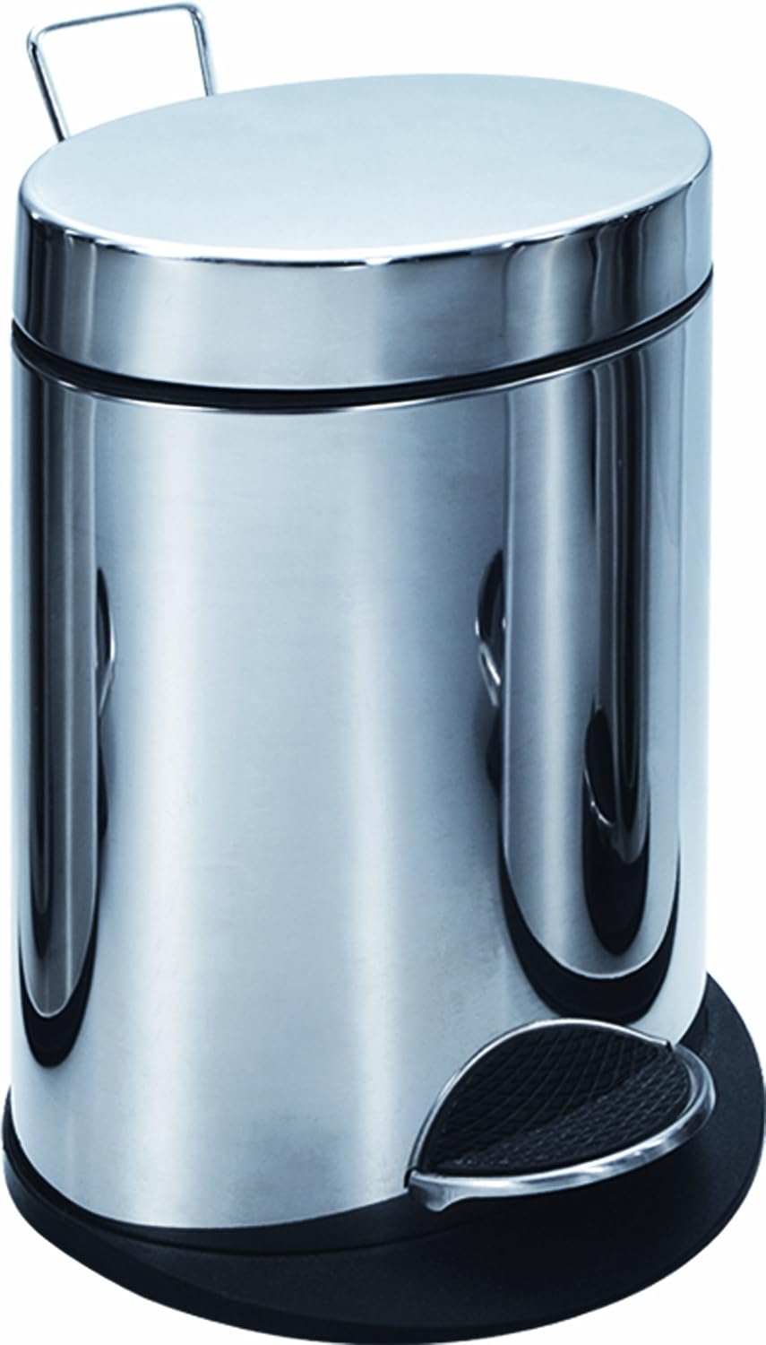 Amazon.com: Creative Home 30 Liter Stainless Steel Step On Cans - Oval ...