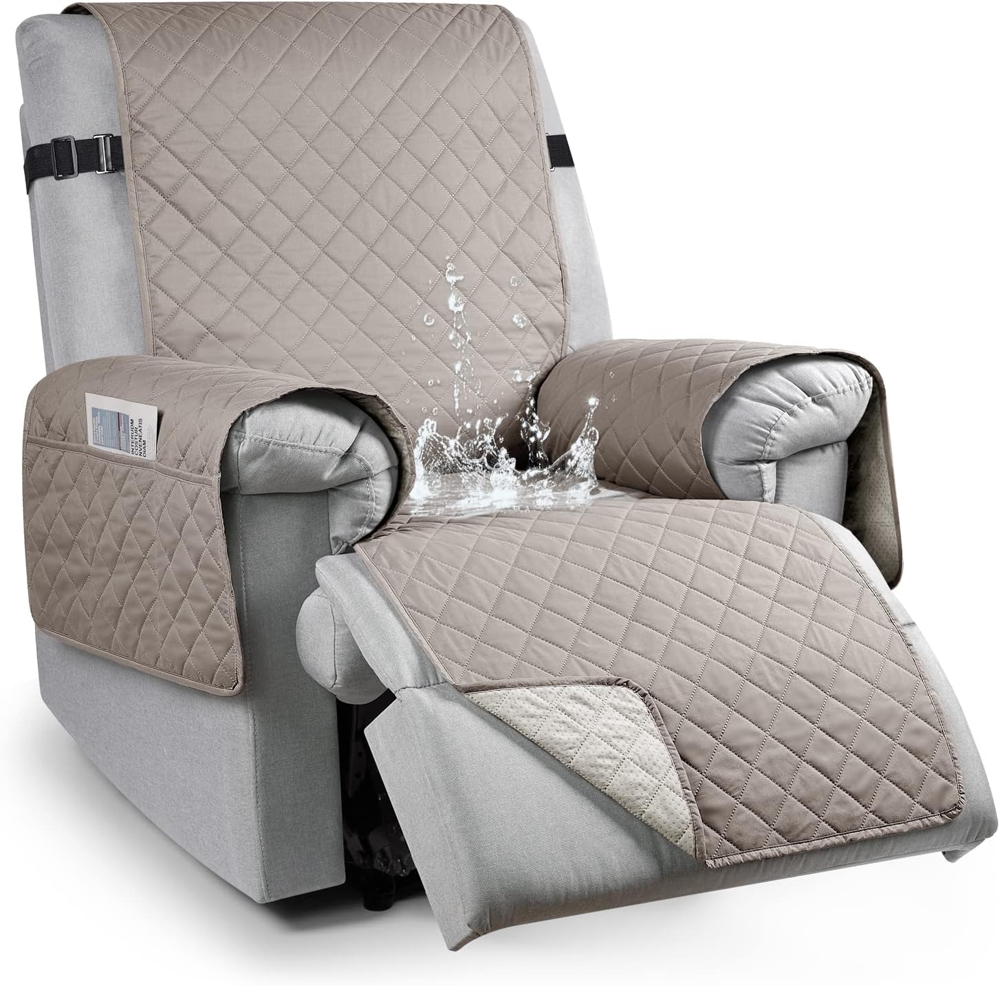 Amazon.com: KinCam 100% Waterproof Recliner Chair Cover, Reclining ...