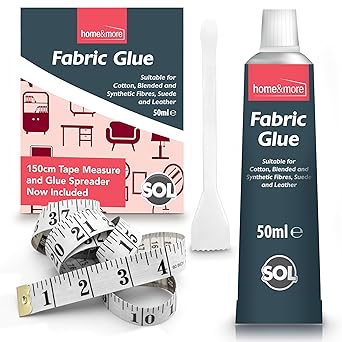 50ml Fabric Glue for Clothes | Includes Fabric Glue Strong Spreader ...