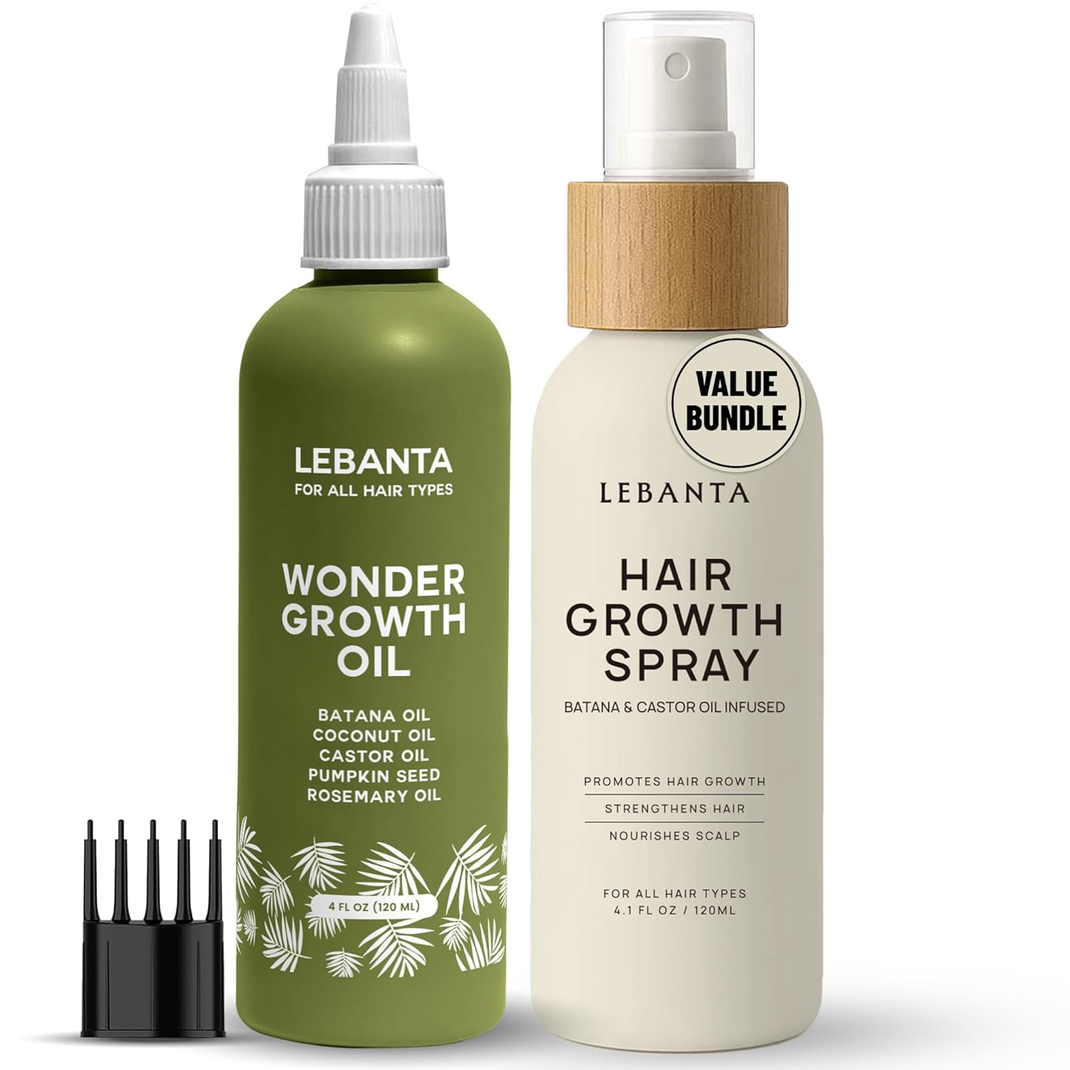 Amazon.com: Lebanta Wonder Growth Oil Serum and Hair Growth Oil Spray, thick and strong natural ...