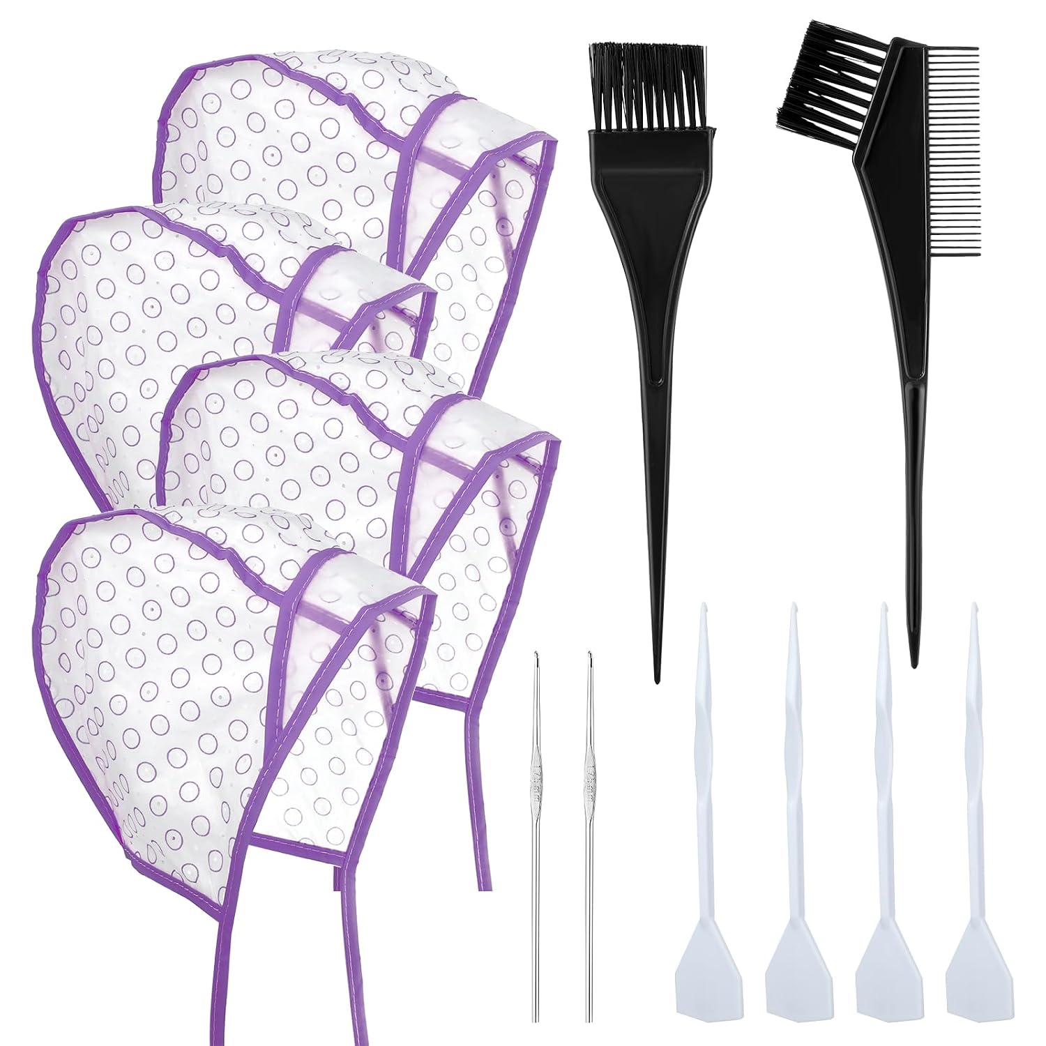 Amazon.com : Bewudy Hair Highlighting and Coloring Kit with 12 Frosting ...