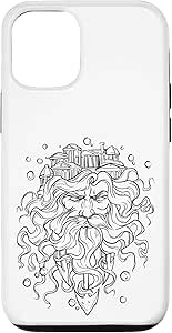 Amazon.com: iPhone 14 Pro Unique Greek God Poseidon For Beach Lover ...