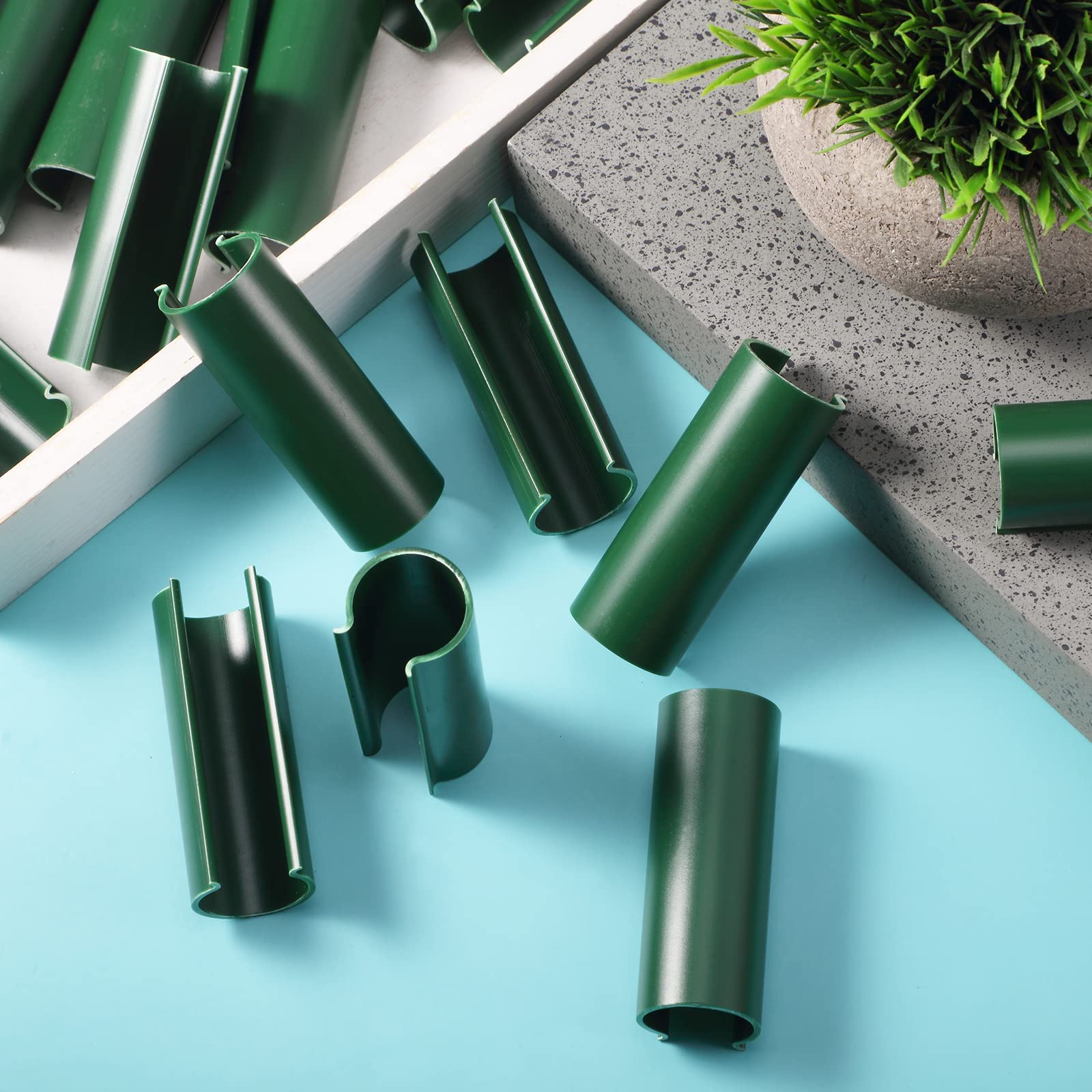 Snapklik.com : Jetec 32 Pcs PVC Pipe Clips Pool Cover Clamps For Above ...