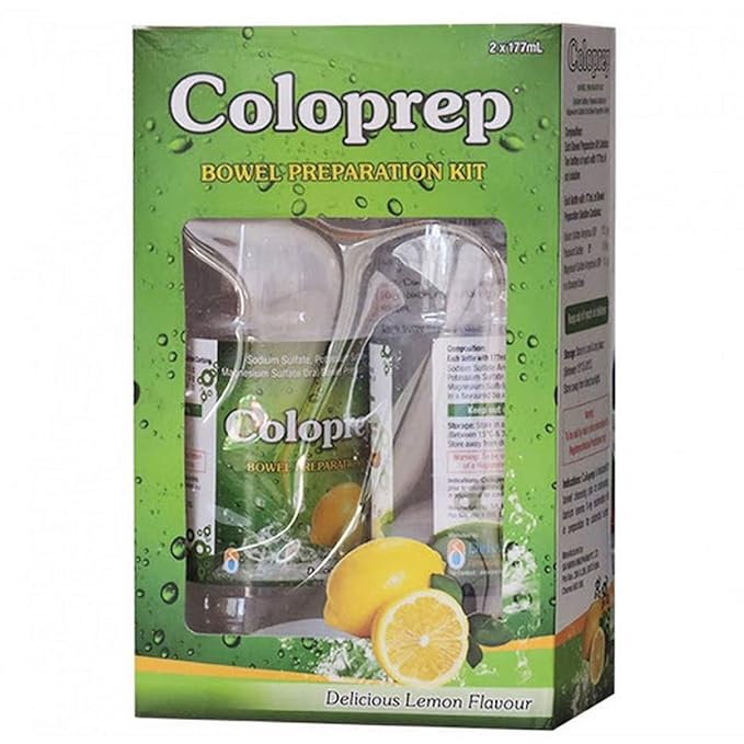 Coloprep Delicious Lemon Flavour - Pack of 2x177 ml Bowel Preperation ...