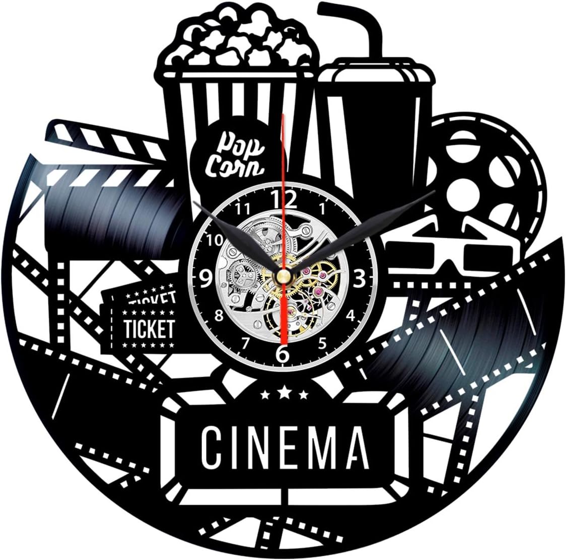 Amazon.com: Queen Clocks Hollywood Films Vinyl Record Wall Clock - Home ...