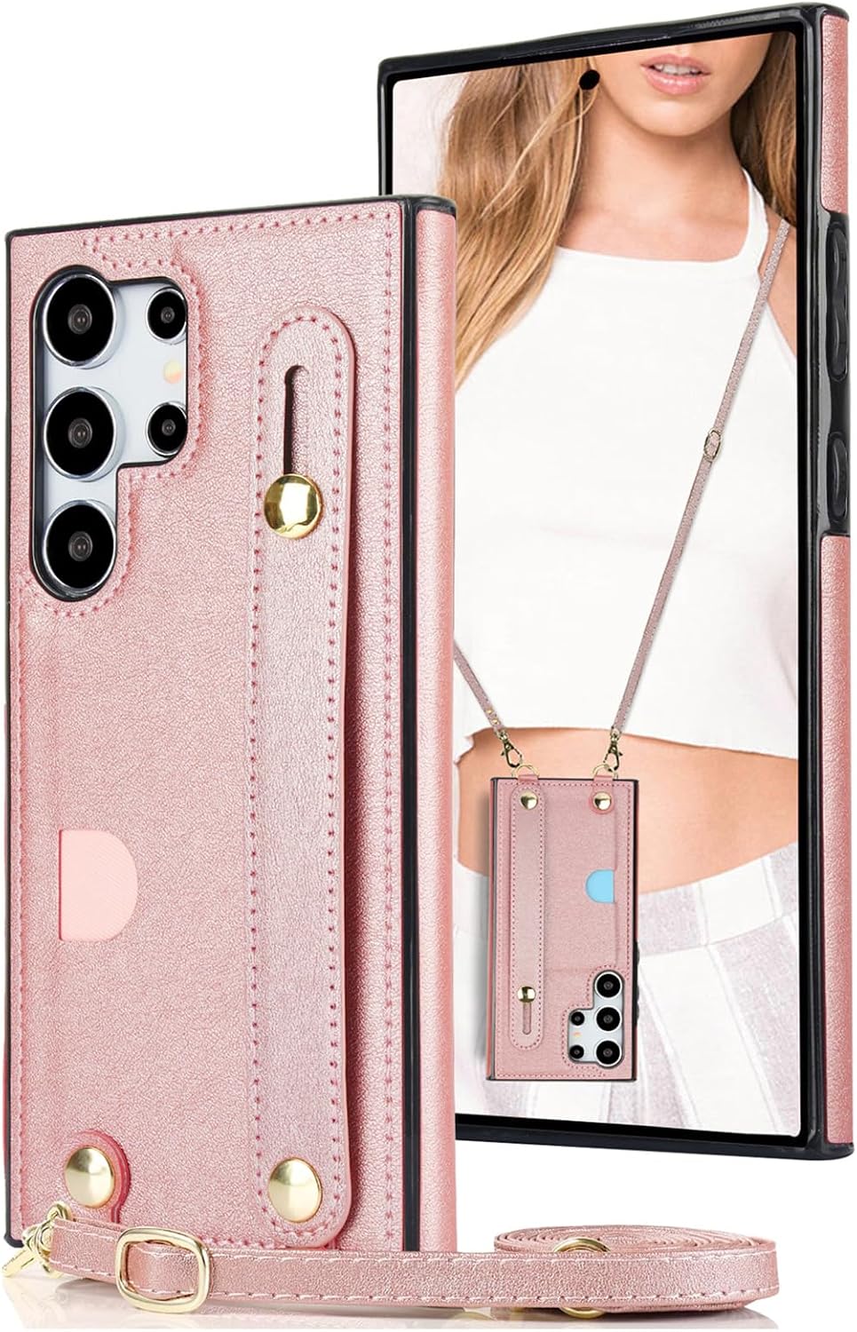 Amazon.com: CCSmall Crossbody Case for Samsung Galaxy S25 Ultra with ...