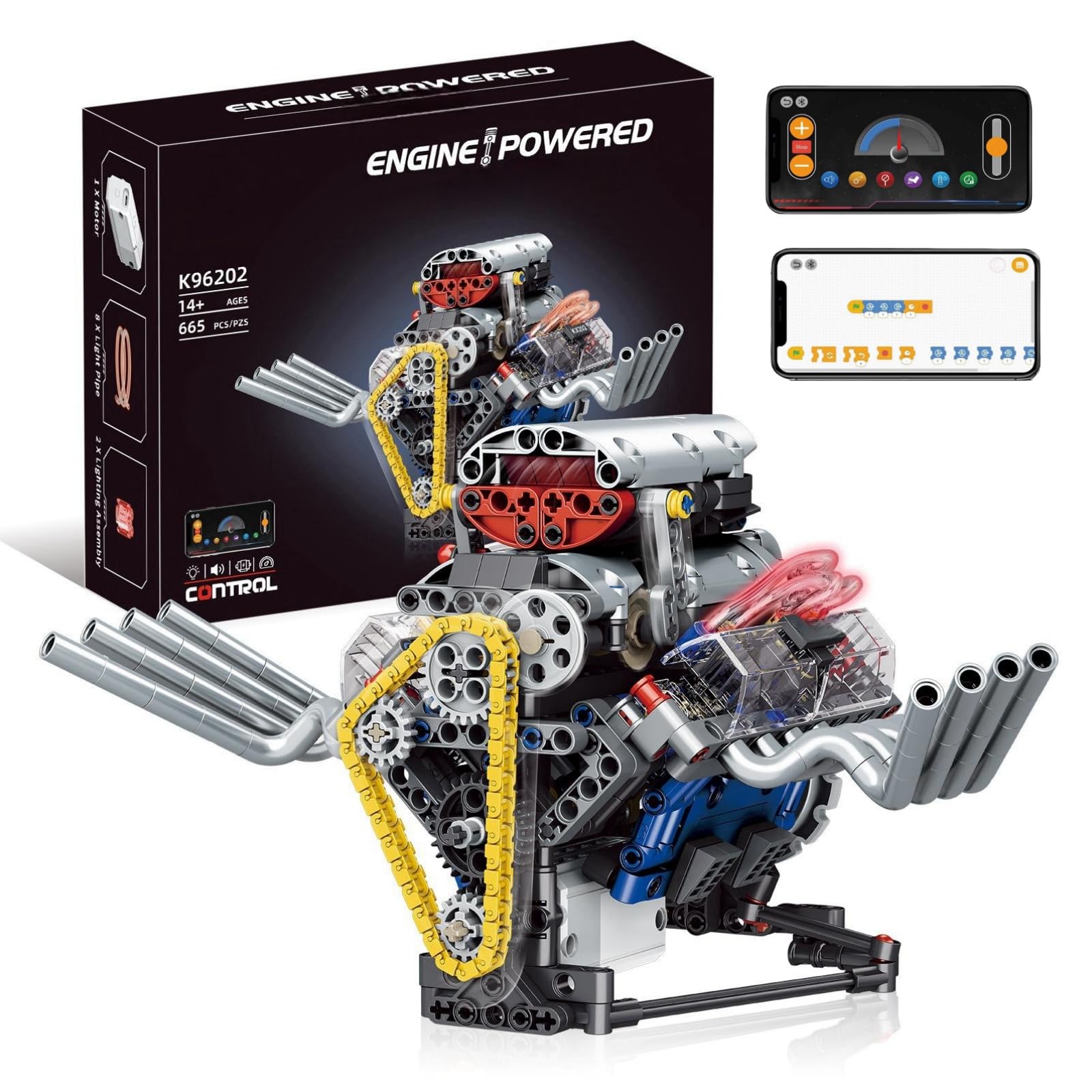 V8 Engine Model Kit That Works Diy Car Engine Set | Desertcart INDIA