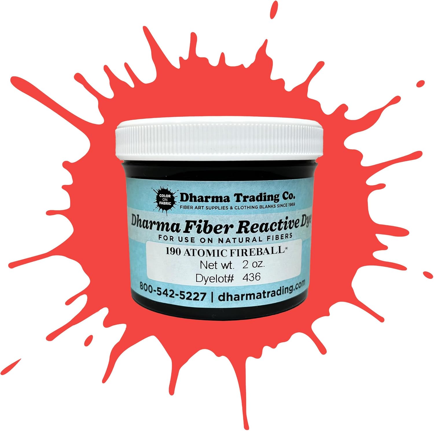 Amazon.com: Dharma Fiber Reactive Procion Dye - The #1 Dye for Tie-Dye ...