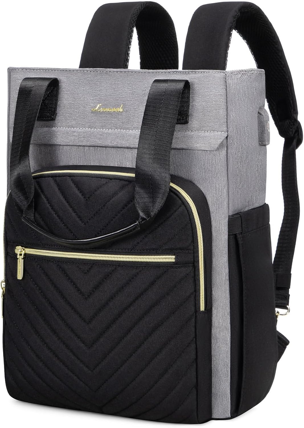 Amazon.com: LOVEVOOK Laptop Backpack Purse for Women, Wide Top Open ...