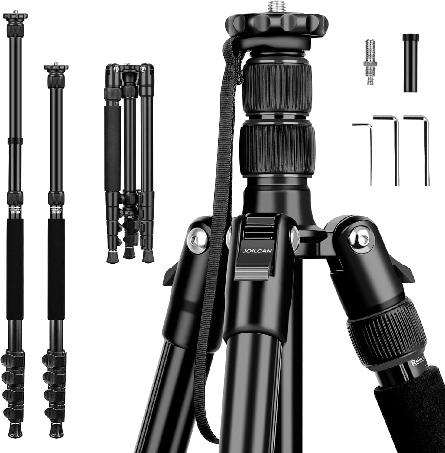 Amazon.com : JOILCAN Tripod for Camera, 74" Camera Tripods & Monopods ...