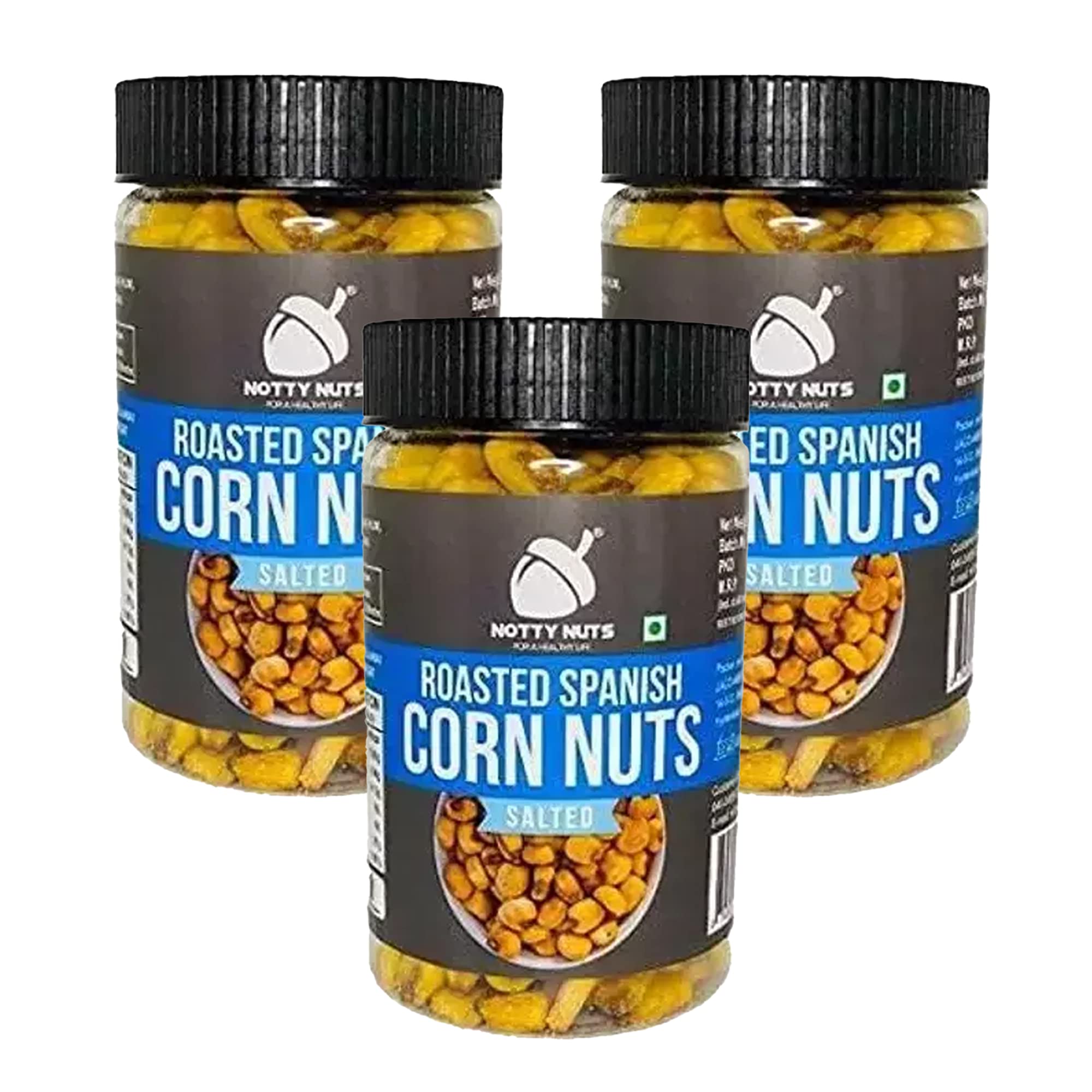 NOTTY NUTS Spanish Corn Roasted and Salted Nuts 360g | Healthy Food ...