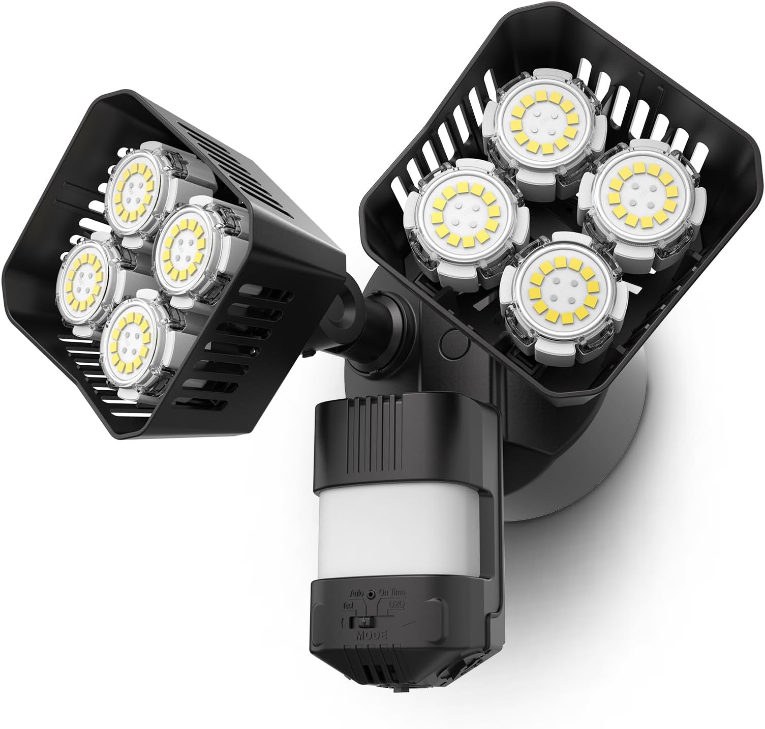 SANSI Bright Series 54W 7000LM LED Motion Sensor Outdoor Lights, 50,000 ...