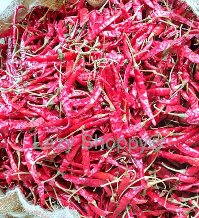 Lazy Shoppy® Red Chilli Whole | Dry Red Chilli | Sabut Lal Mirch | Farm ...