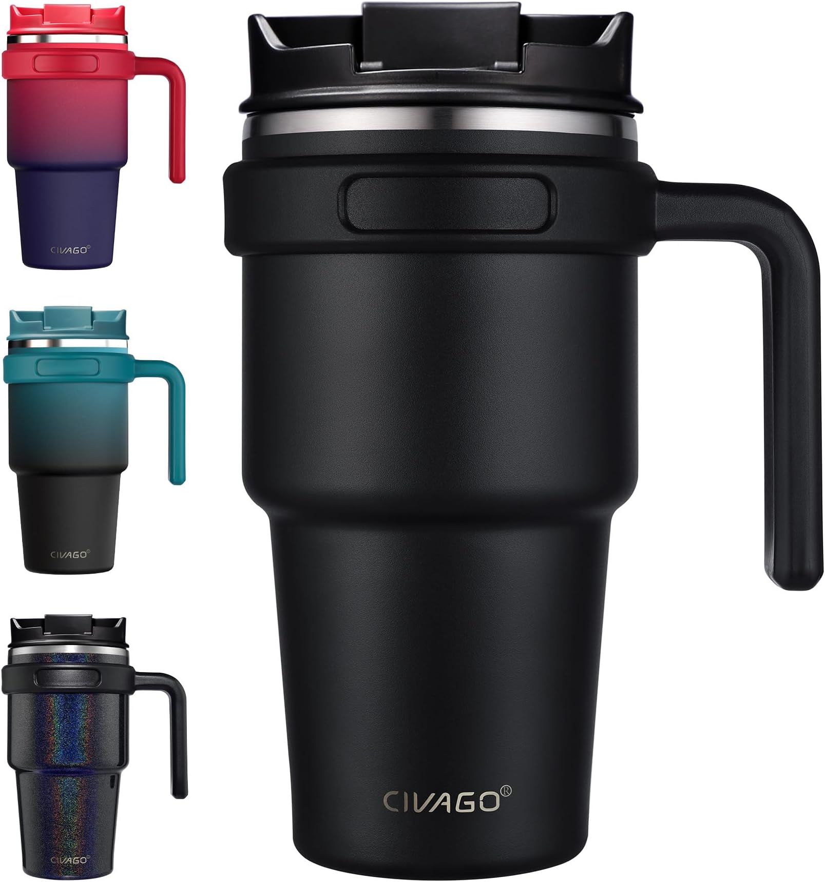 Amazon.com: Uniware 2411 16 Oz Stainless Steel Travel Mug : Home & Kitchen
