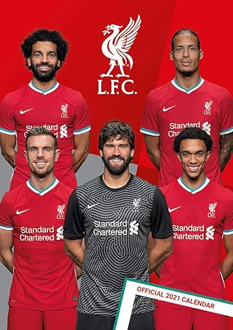 Official Liverpool 2021 Calendar - A3 Wall Format Calendar : Danilo ...