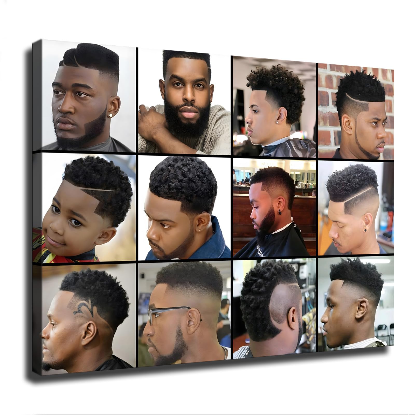 Black Men Haircut Fade Chart