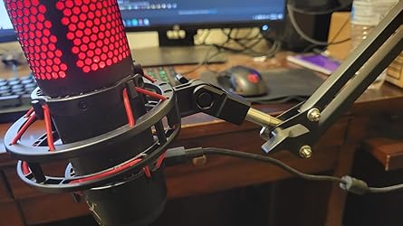 Amazon.com: Microphone Mount Adapter for Hyperx Quadcast with 3/8" or 1 ...