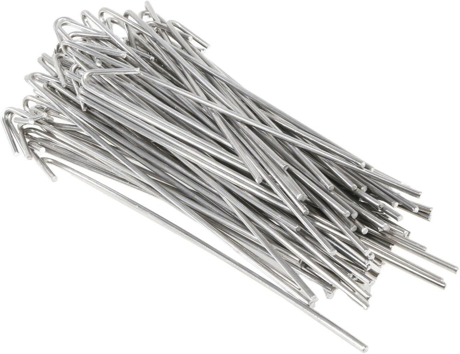 Amazon.com: Aluminum Tie Wire for Chain Link Fence, 9 1/2" Long 9 Gauge ...
