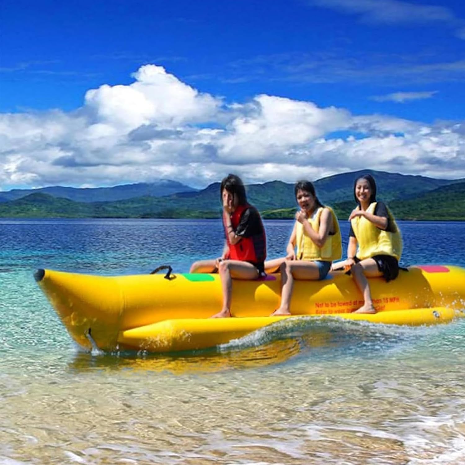 Amazon.com : Hlixzoy Water Sports Inflatable Banana Boat, Inflatable ...