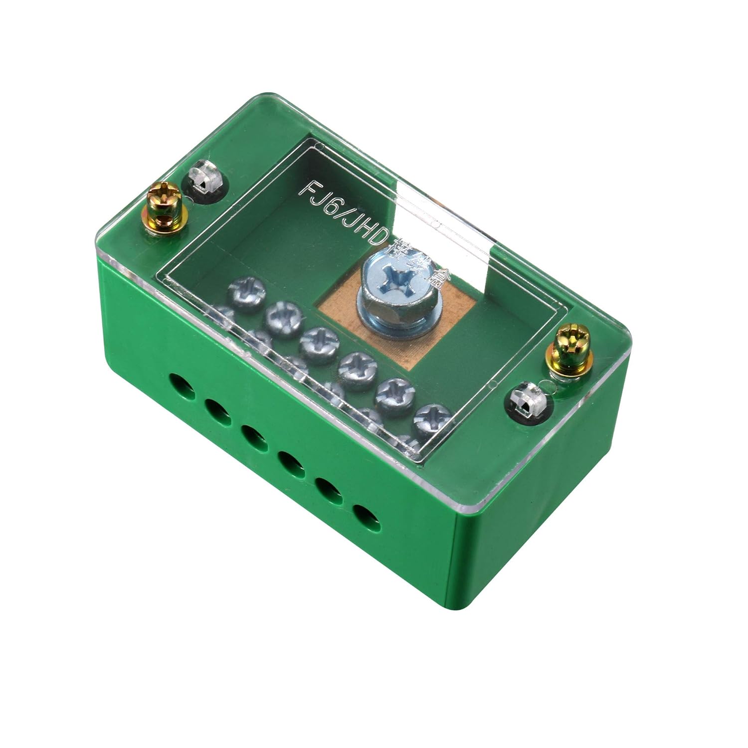 uxcell 1 Inlet 6 Outlet Terminal Strip Blocks 660V 150A Single Phase ...