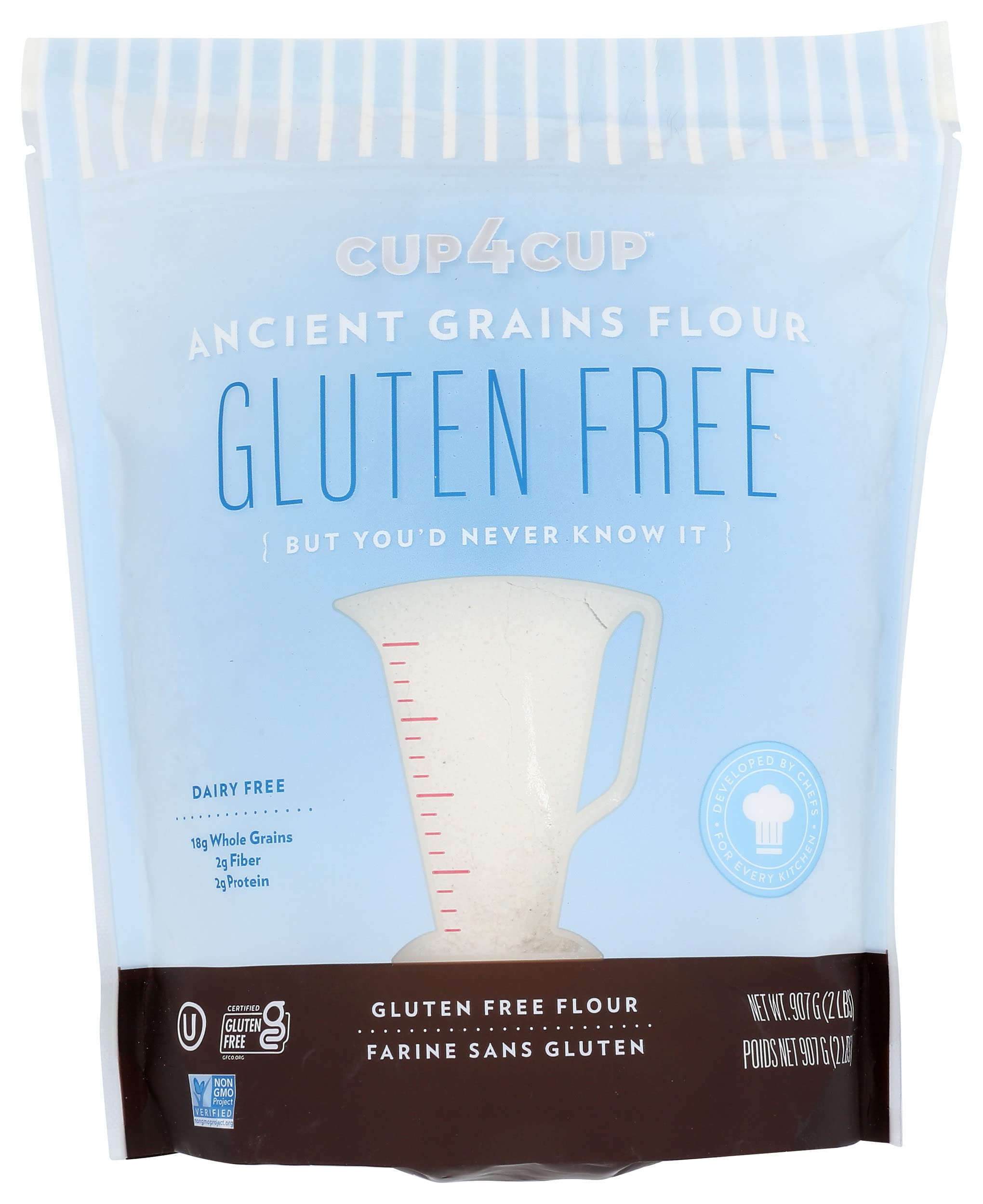 Amazon.com : Cup 4 Cup Ancient Grains Flour, 18g Whole Grains, 2g ...
