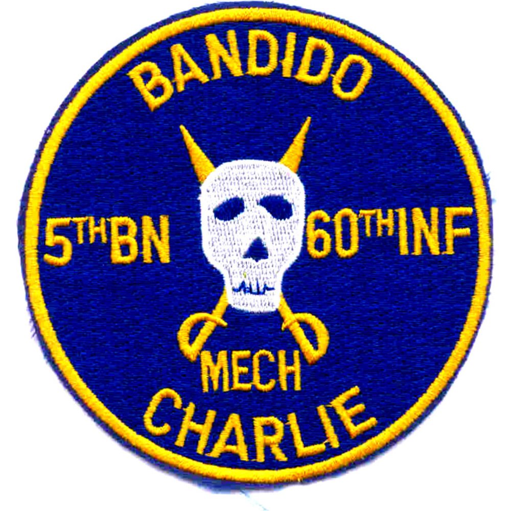 Amazon.com: 5th Battalion of The 60th Infantry Regiment Patch Bandido ...